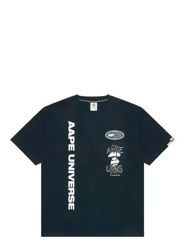 AAPE BY *A BATHING APE Graphic-print T-shirt - Blue