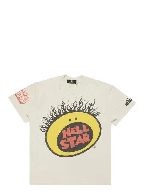 HELLSTAR Slime All That T-shirt - Cream