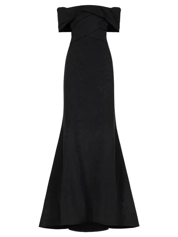 Oscar De La Renta Drape-detailed Trumpet Gown - One-color