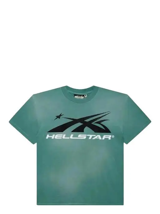HELLSTAR Sport Logo T-shirt - Washed Teal