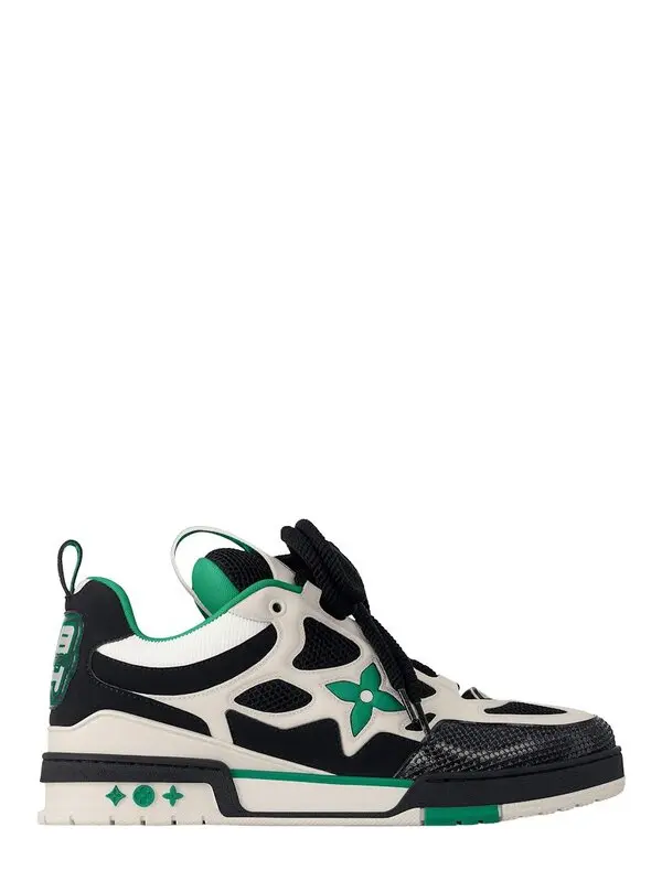 LOUIS VUITTON Skate Sneaker - Green/black/cream