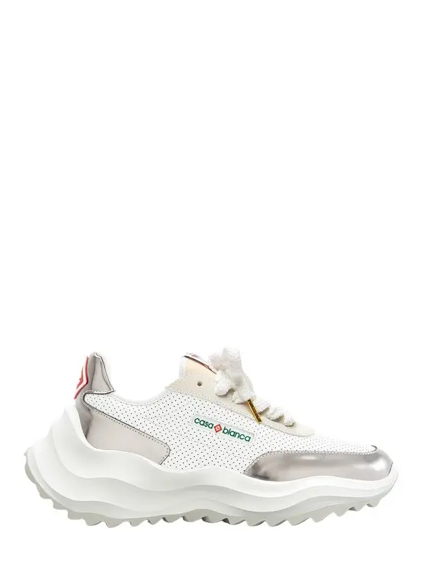 Casablanca Atlantis & Chrome Sneaker - White