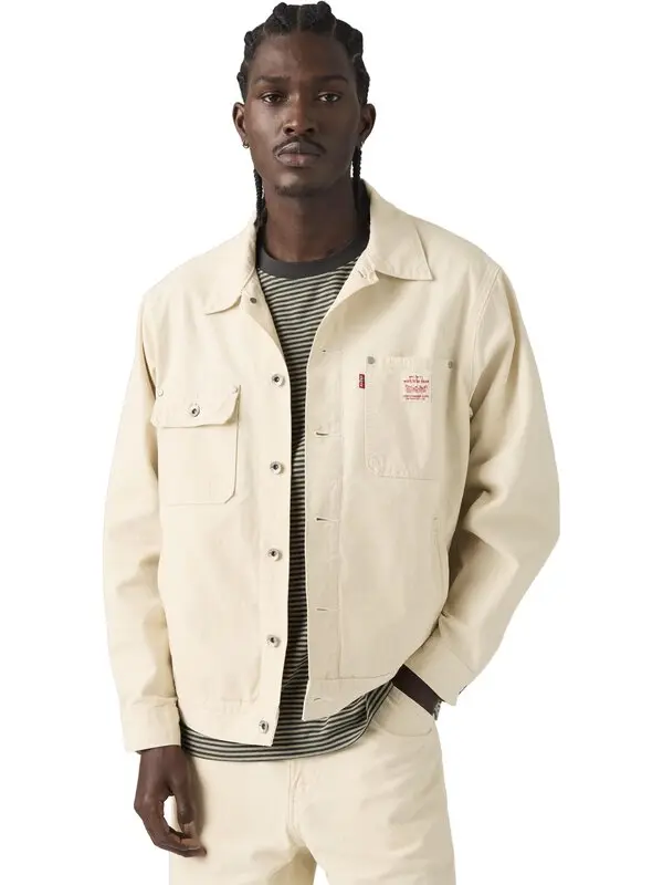 LEVI'S Trucker Jacket - Undyed Ecru Greige