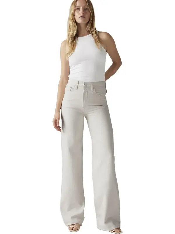 LEVI'S Ribcage Wide-leg Pants - Crystal Gray