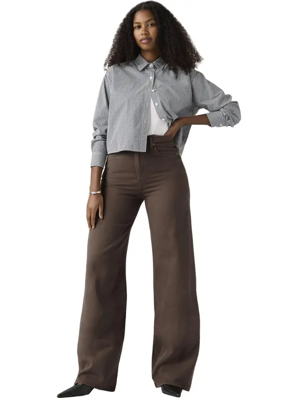 LEVI'S Ribcage Wide-leg Pants - Hot Fudge