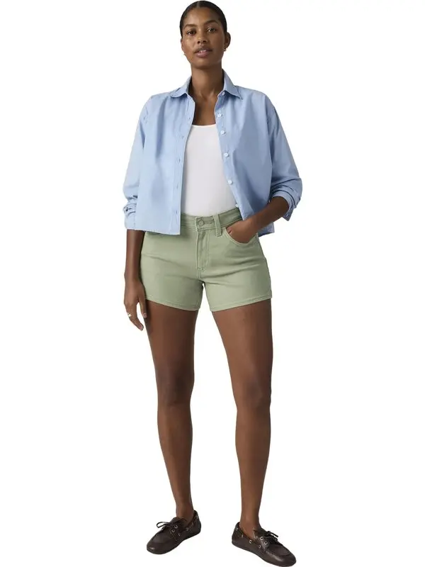 LEVI'S A-line Shorts - Deep Lichen Green
