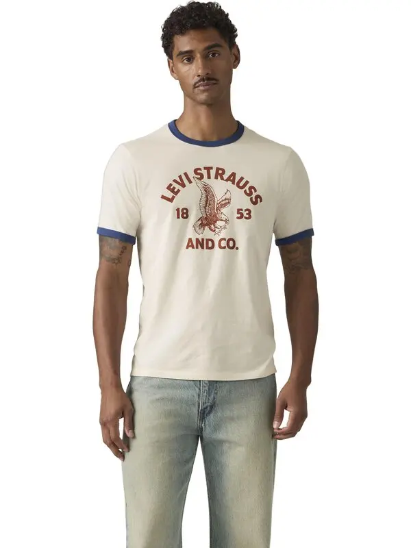 LEVI'S Graphic Ringer T-shirt - 1873 Eagle Egret