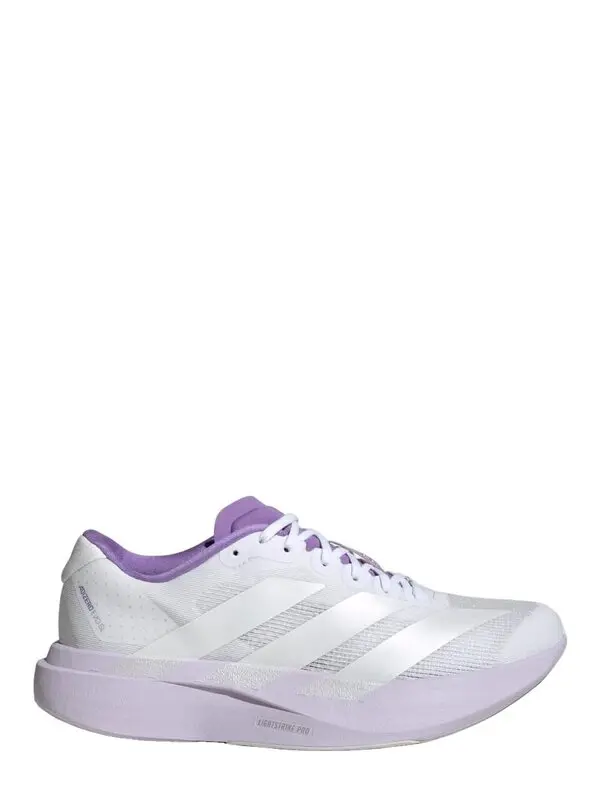 Adidas Adizero Evo Sl Shoes - Cloud White / Zero Metalic / Purple Tint