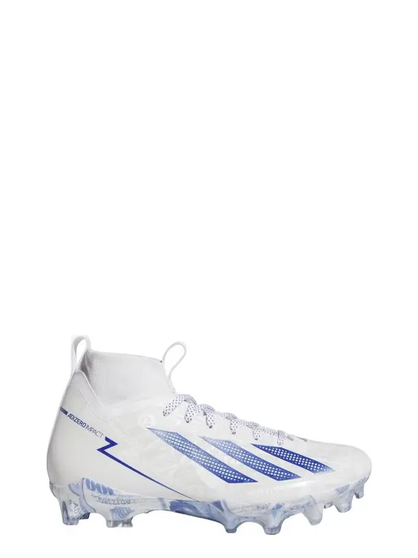 Adidas Adizero Impact Ii Football Cleats - Cloud White / Royal Blue / Cloud White