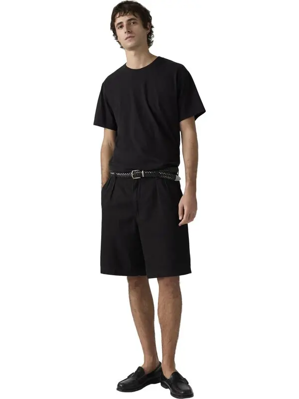 LEVI'S Baggy Pleated Shorts - Mineral Black