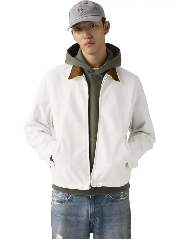 LEVI'S Castro Mechanics Full-zip Canvas Jacket - Coconut Milk