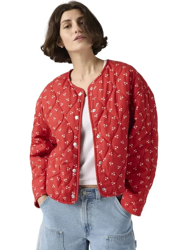 LEVI'S Josie Quilted Liner Jacket - Merrill Daisy Dot