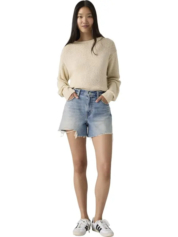 LEVI'S Ribcage Denim Shorts - Blow My Mind