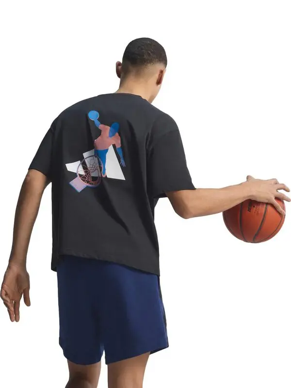Adidas Anthony Edwards Photo T-shirt - Black