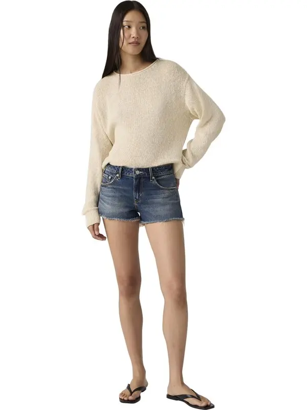 LEVI'S Low Rise Denim Shorts - Free Lunch