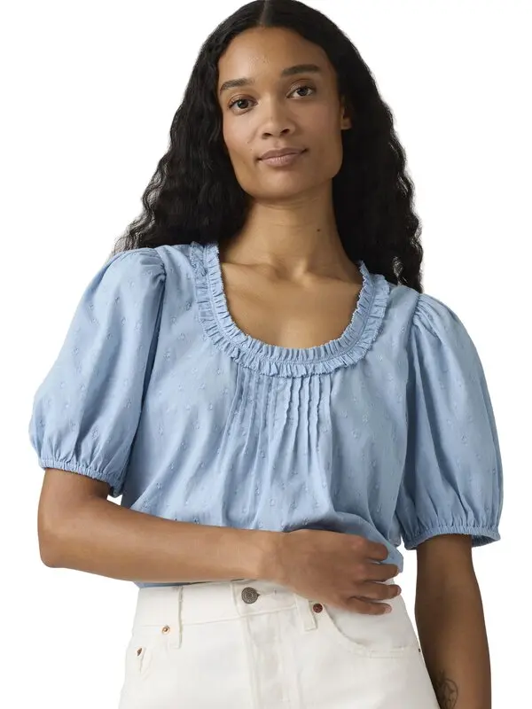 LEVI'S Reese Short-sleeve Blouse - Glacier Lake
