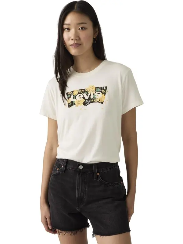 LEVI'S Graphic Short Sleeve T-shirt - Peony Print