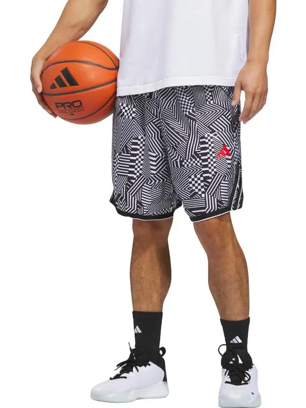 Adidas Crazy Lite Wrap Aop Short - Black