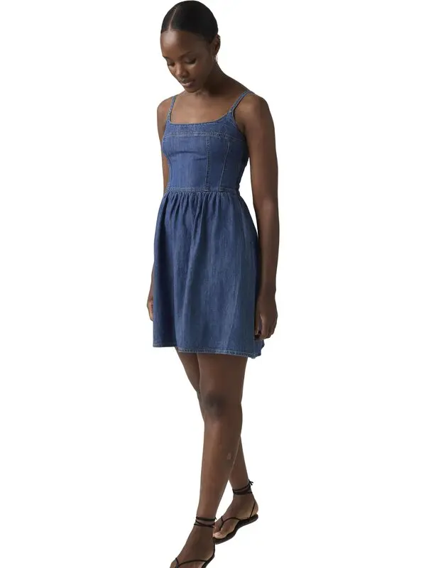 LEVI'S Jadine Denim Dress - Unturned Stone Dress