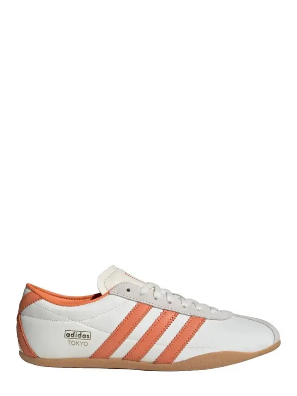 Adidas Tokyo Sneakers - Off White / Dusky Orange / Gold Metallic