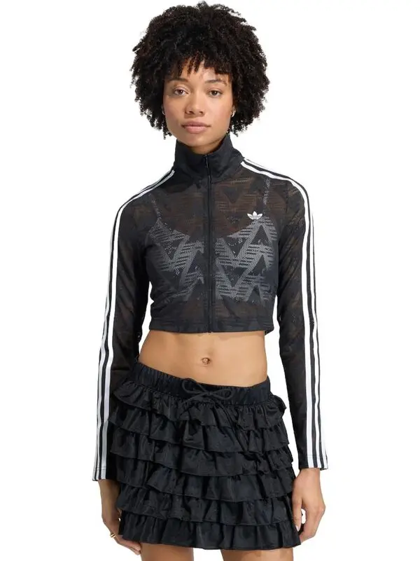 Adidas Firebird Classic Lace Track Top - Black