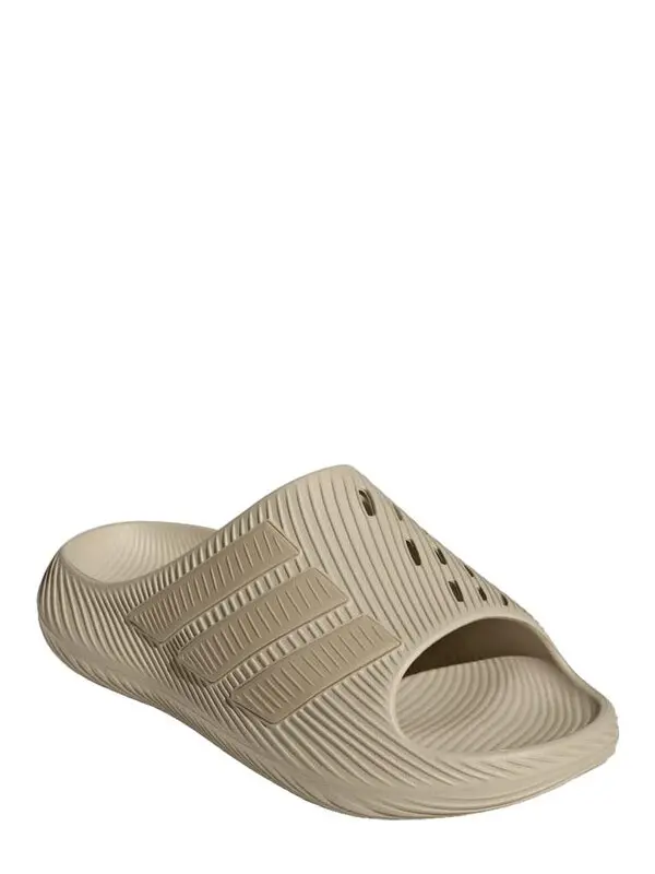 Adidas Purechill Slides - Khaki Three / Gold Rw / Gold Rw