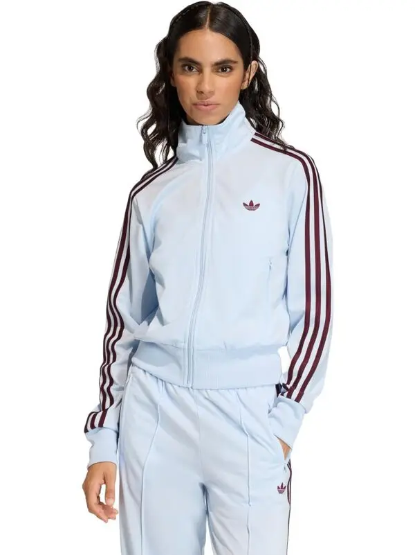 Adidas Firebird Classic Track Top - Crystal Sky / Maroon