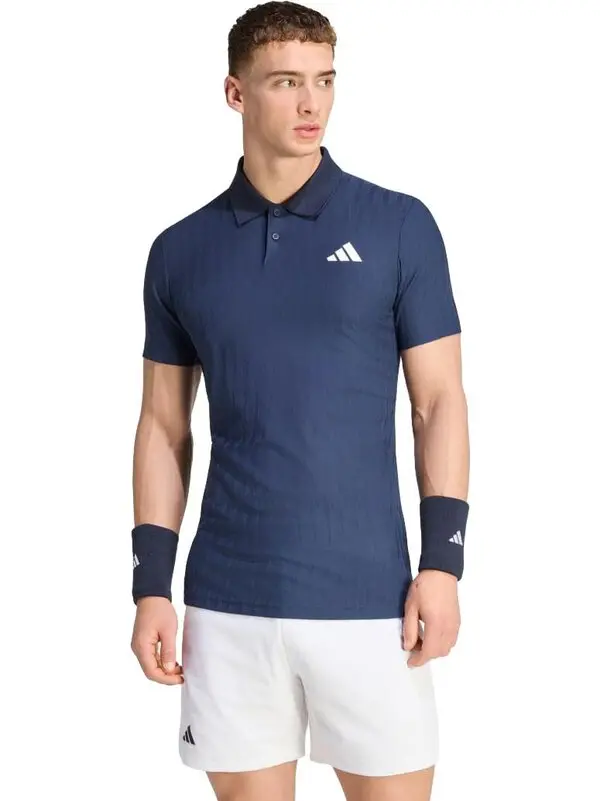 Adidas Tennis Climacool+ Airchill Freelift Polo Shirt - Legend Ink