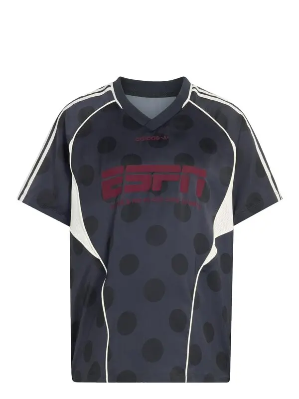 Adidas Street Jersey Short Sleeve V-neck - Night Grey