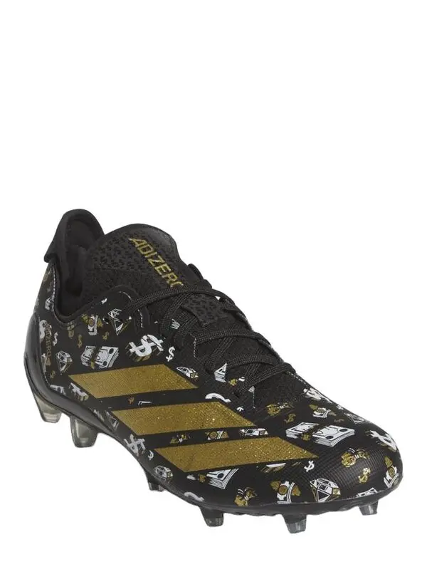 Adidas Adizero Electric.1 Ii Play Money Football Cleats - Core Black / Gold Metallic / Cloud White