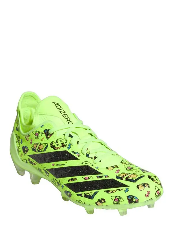 Adidas Adizero Electric.1 Ii Play Money Football Cleats - Lucid Lemon / Core Black / Lucid Lemon