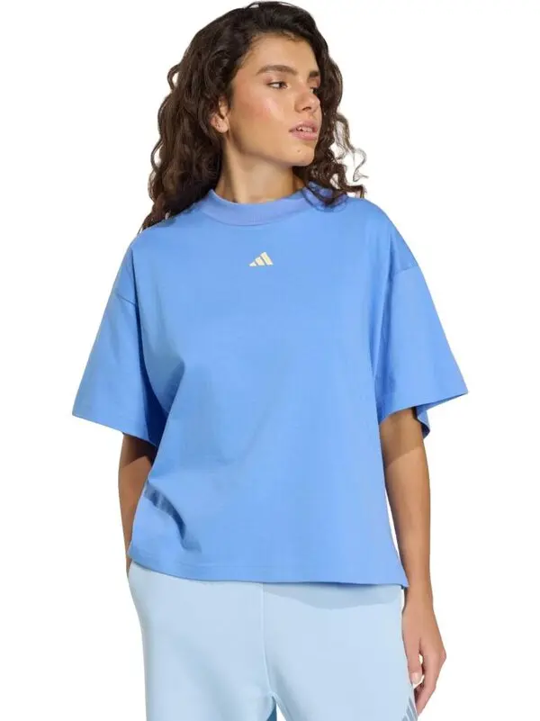 Adidas 3-stripes Studio T-shirt - Blue Fusion