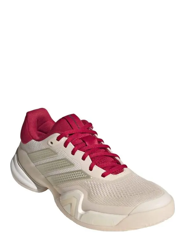 Adidas Barricade 14 Tennis Shoes - Chalk White / Ice Gold Met. / Legend Ink
