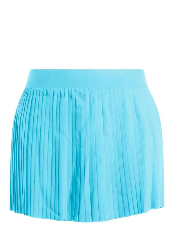 Adidas Club Pleated Skirt - Signal Cyan