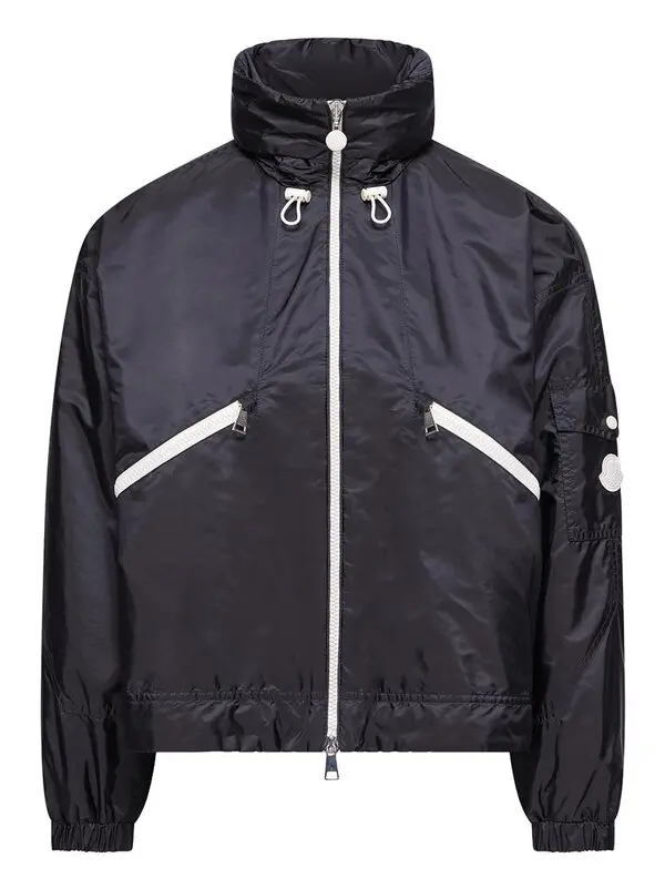 Moncler Marmacy Hooded Rain Jacket - Blue