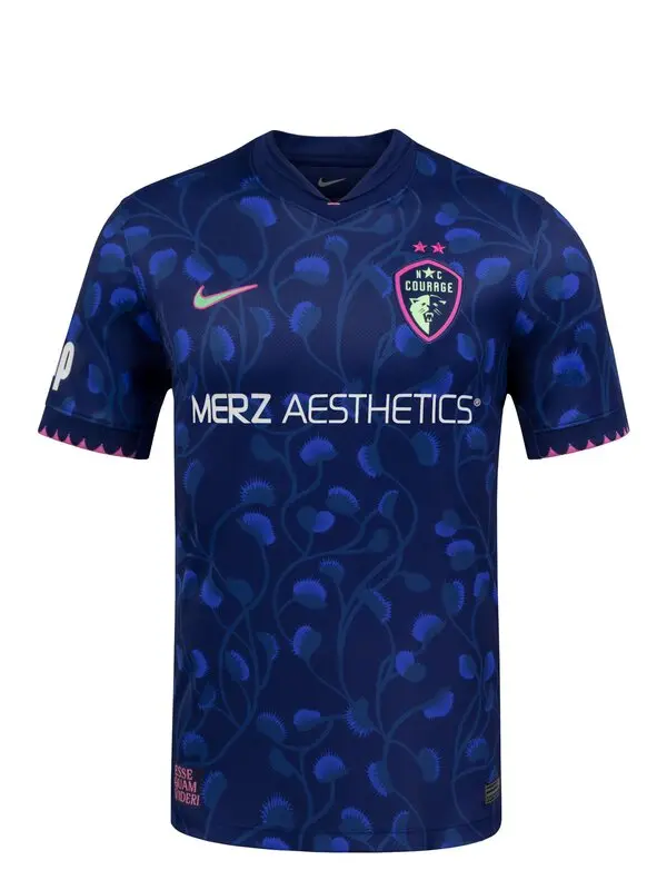 Nike North Carolina Courage Stadium Away Dri-fit Nwsl Replica Jersey - Blue