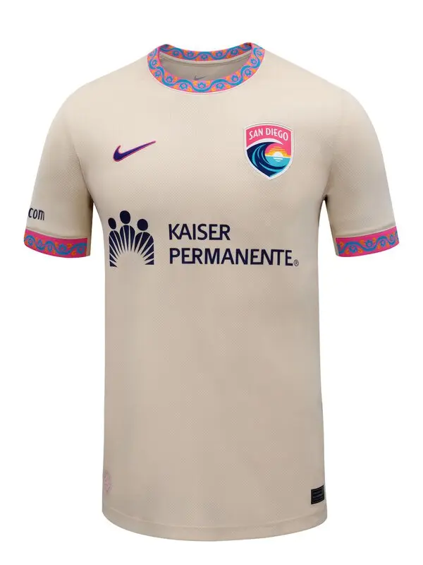 Nike San Diego Wave Fc Stadium Edition Dri-fit Replica Jersey - Brown