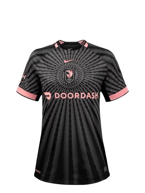 Nike Angel City Fc Stadium Edition Dri-fit Replica Jersey - Black