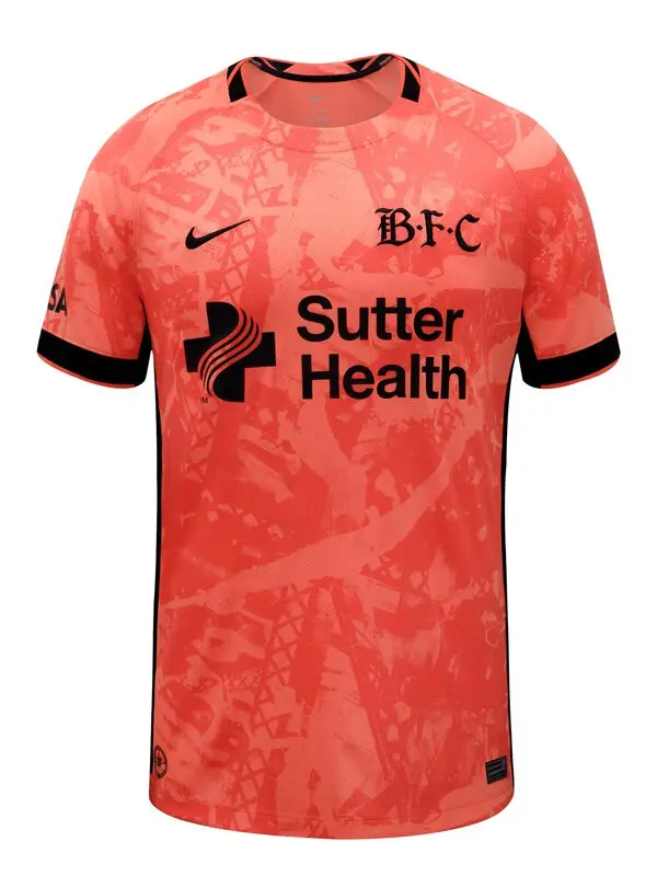 Nike Bay Fc Stadium Away Dri-fit Nwsl Replica Jersey - Pink
