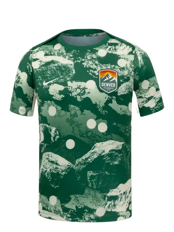 Nike Denver Fc Nwsl Short-sleeve Pre-match Top - Green