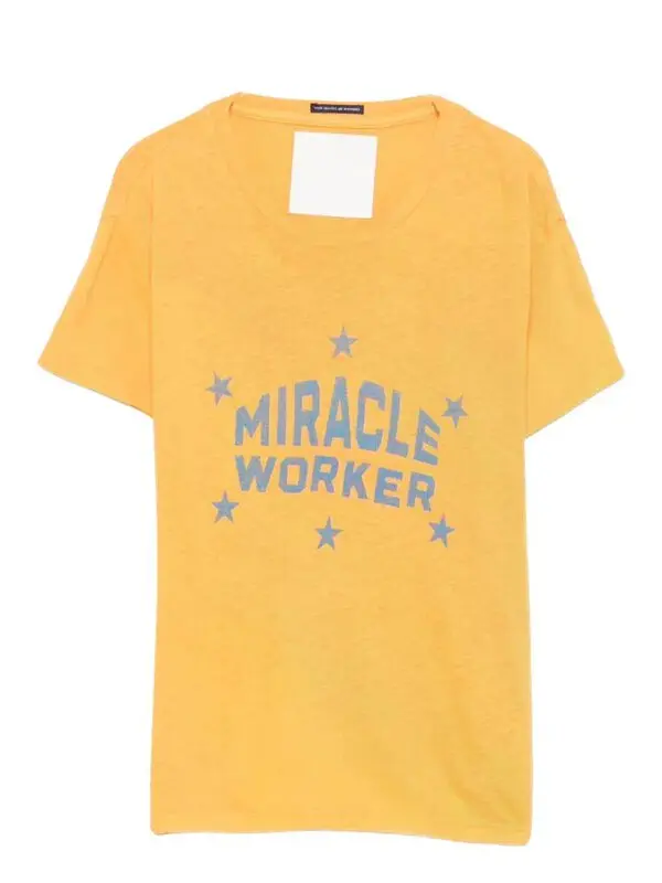 MOTHER Printed T-shirt - Yellow