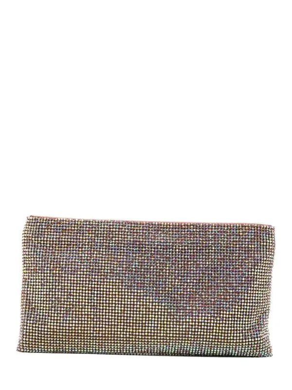 Benedetta Bruzziches Your Best Friend La Petite Embellished Clutch - Green