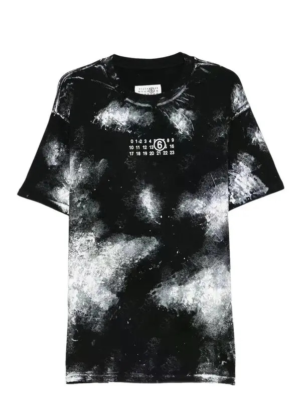 MAISON MARGIELA Graphic-print T-shirt - Black