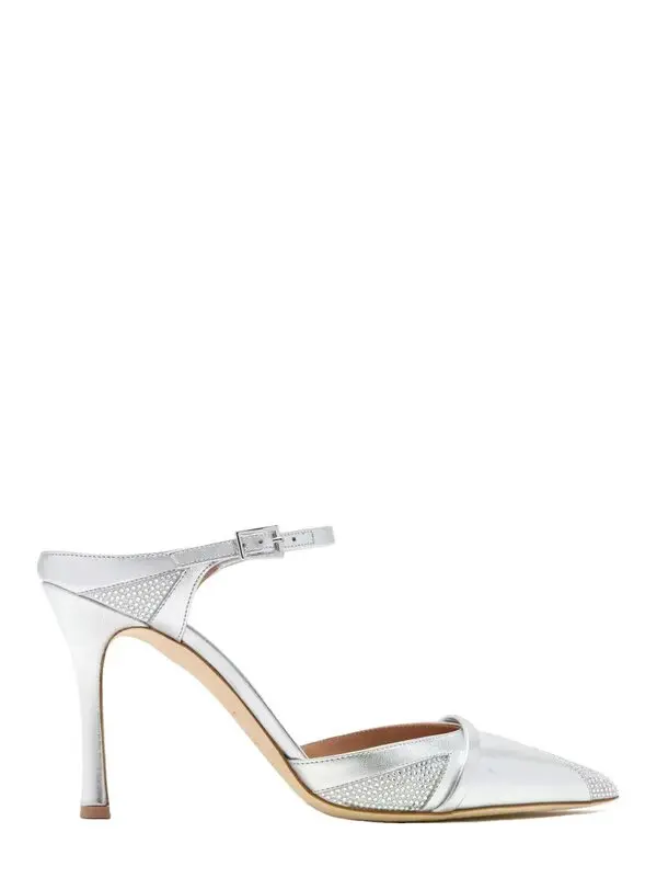 MALONE SOULIERS Uma Mules - Silver