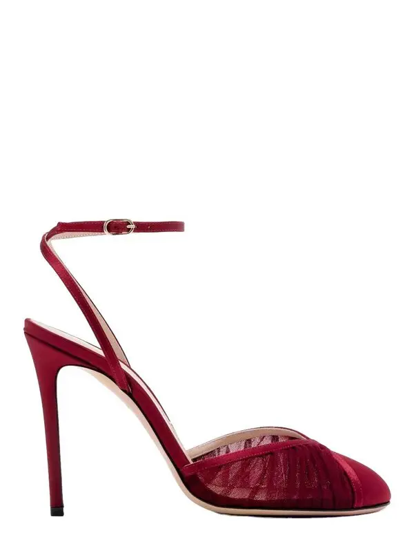 ANDREA WAZEN Emma Pumps - Red