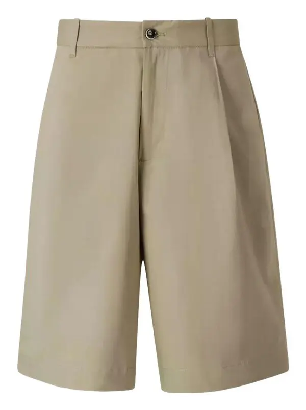 NINE:INTHE:MORNING Pleated Shorts - Neutrals