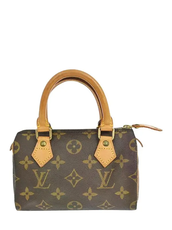 LOUIS VUITTON 1994 Speedy Monogram Mini Handbag - Brown