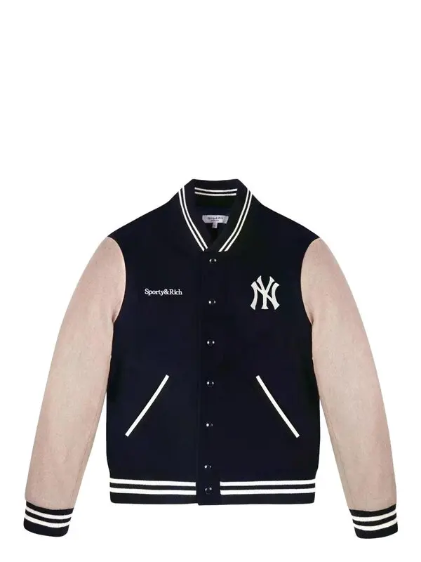 SPORTY & RICH Varsity-style Jacket - Blue