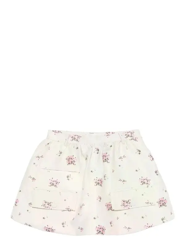 Baum Und Pferdgarten Samaya Floral Mini Skirt - Neutrals