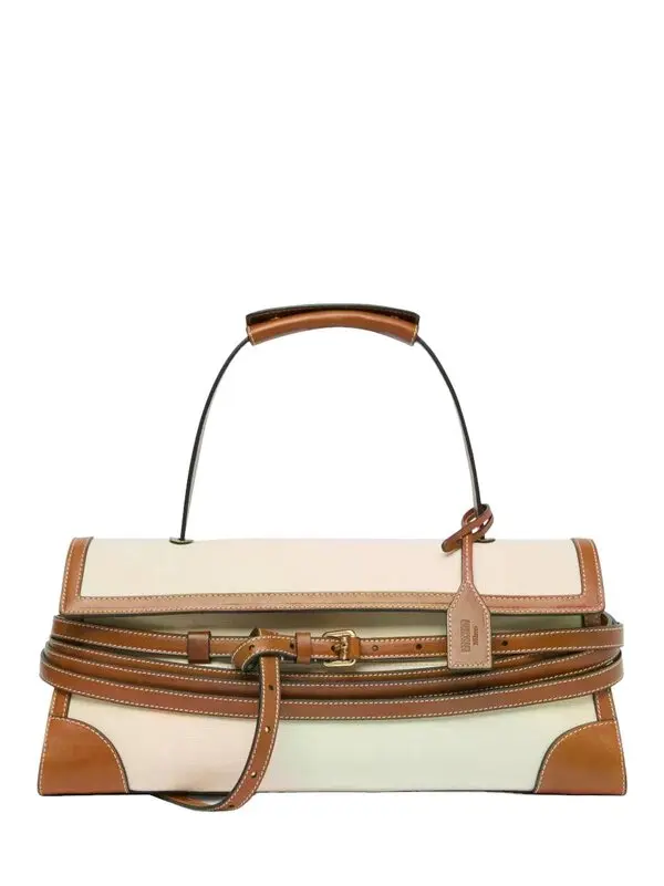 Moschino Top-handle Tote - Neutrals